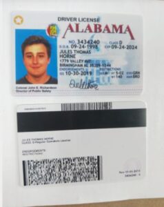 Buy Alabama Driver's License And ID Card 2026
