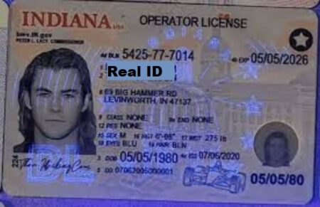 Buy Indiana Driver's License And ID Card 2025 » Real ID
