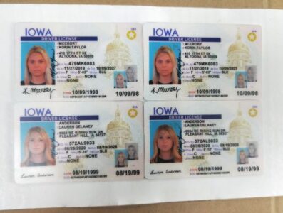 Buy Iowa Driver's License And ID Card 2025