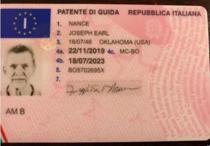 Buy Italy Driving Licence » True Documents Global » Original