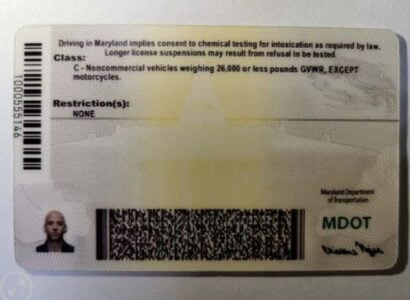 Buy Maryland Driver's License And ID Card » MD Real IDs