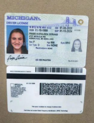Buy Michigan Driver's License And ID Card 2025 » Real IDs