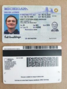 Buy Michigan Driver's License And ID Card 2026 » Real IDs